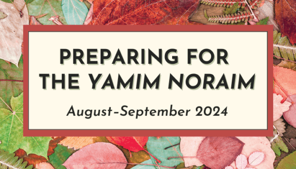Preparing for the Yamim Noraim - Central Conference of American Rabbis